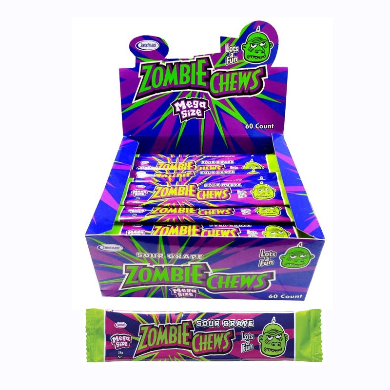 Zombie Chew Sour Grape – GG's Candy Land